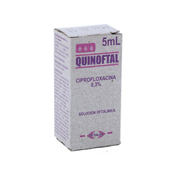 SIGO - Ciprofloxacina Quinomax Sol. Oft. 0.5% X5Ml