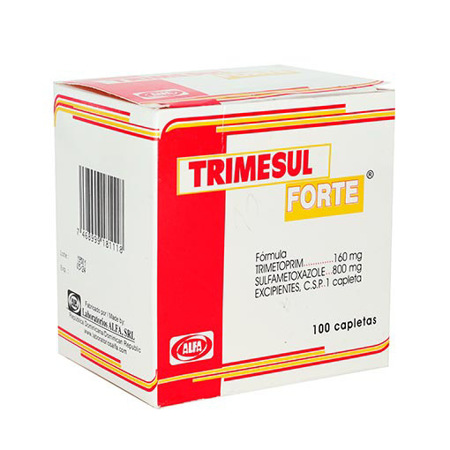 SIGO - Trimetoprim+Sulfametoxazol Trimesulf Forte Tab. X10