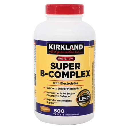 SIGO - Complejo B Tab. 500 Mg Kirkland.