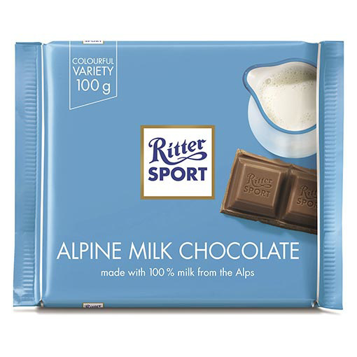 SIGO - Chocolate Alpine Milk Ritter Sport 100G