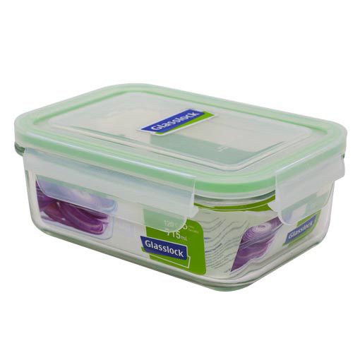SIGO - Envase Rectangular Glasslock 715 Ml