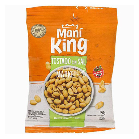 SIGO - Maní Tostado Sin Sal Maní King 120Gr