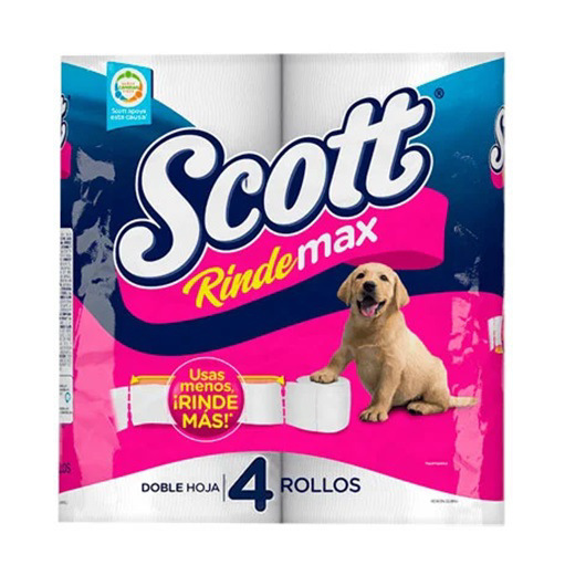 SIGO - Papel Higiénico Rindemax Scott 4Und