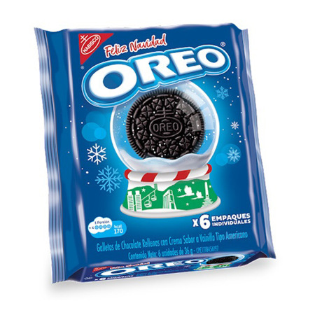 SIGO - Galleta Rellena Oreo Navidad Americana 216g